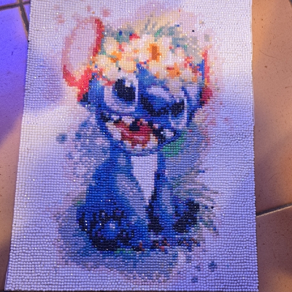 Disney | Art | Disney Stich Diamond Painting Art | Poshmark